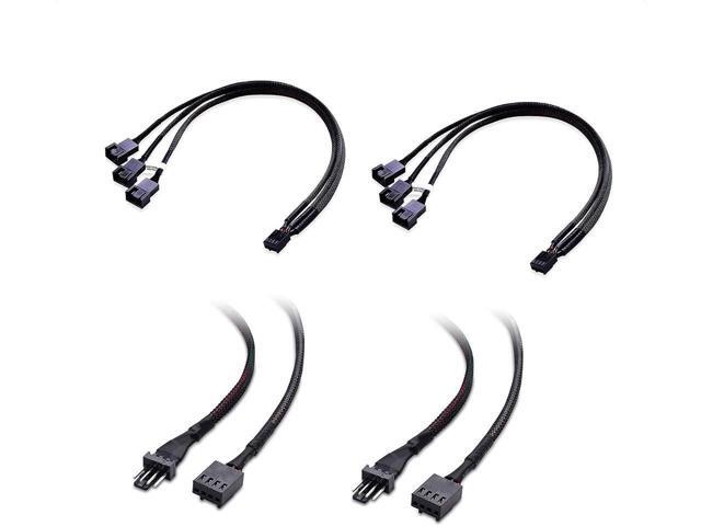 Click here for BUCIER 2-Pack 3 Way 4 Pin PWM Fan Splitter Cable -... prices