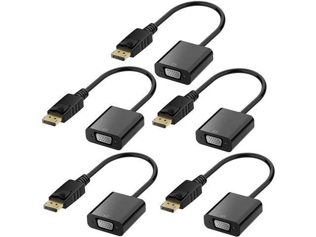 Click here for BUCIER DisplayPort (DP) to VGA Adapter 5 Pack Gold... prices