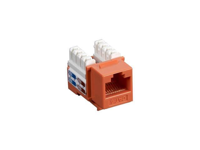 Click here for BUCIER CAT6 Value Line Keystone Jack  Orange  25-P... prices