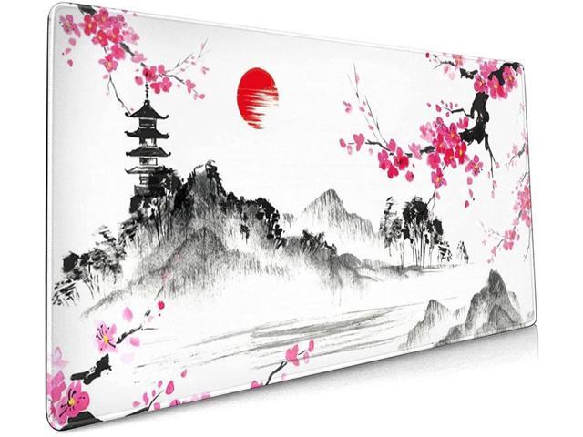 Click here for BUCIER Watercolor Sakura Mouse Pad 35.4 X 15.7 Inc... prices