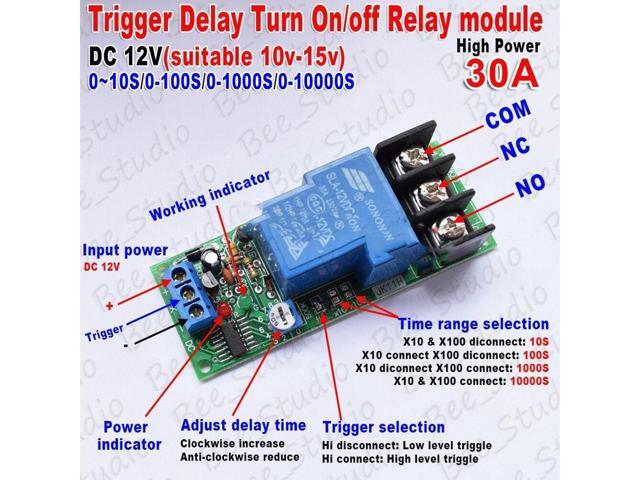 Click here for BUCIER DC12V Trigger Delay Timer Switch Turn ON/Of... prices