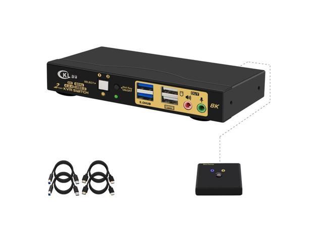 Click here for BUCIER 2 Port 8K60Hz 4K144Hz HDMI KVM Switch with... prices