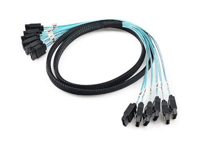 Click here for BUCIER High Speed 6Gbps 6pcs/Set Sata Cable SAS Ca... prices