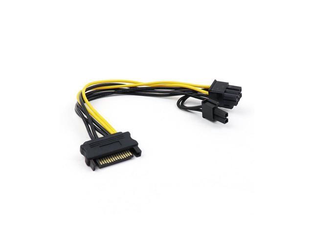 Click here for BUCIER 15 Pin SATA Male To 8pin(6+2) PCI-E Male Vi... prices