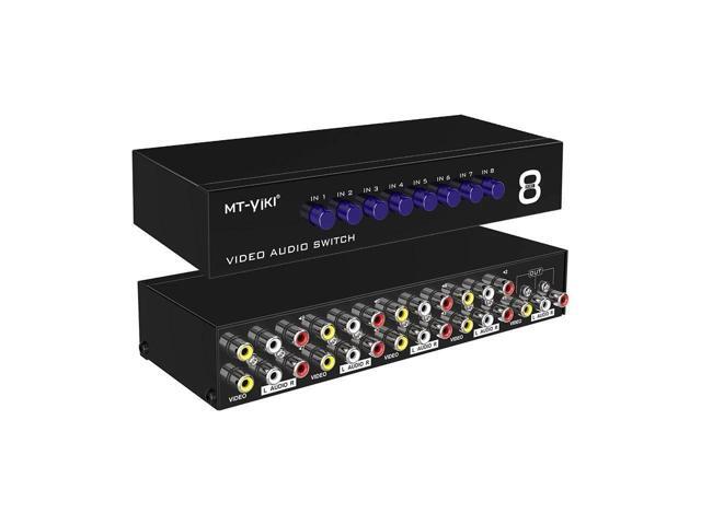 Click here for BUCIER 8 Way AV RCA Switch 8 in 1 Out AV Signal Co... prices