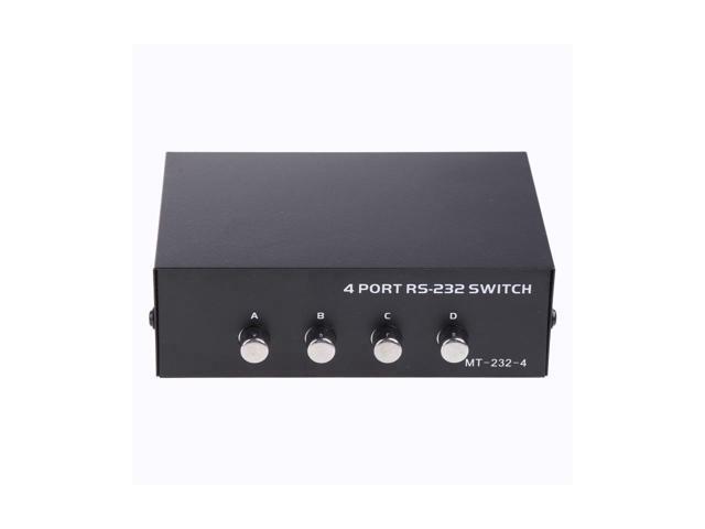 Click here for BUCIER Metal Case 4 Port Manual Rs-232 Switch for... prices
