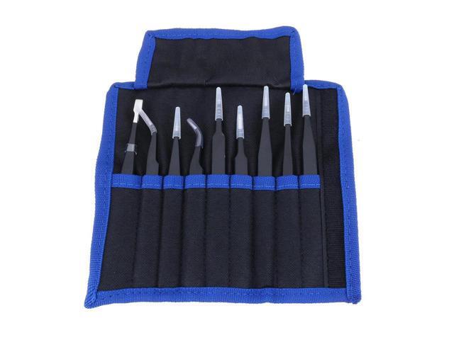 Click here for BUCIER 9 Pcs ESD Tweezer Anti-static Stainless Ste... prices