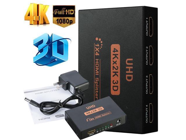 Click here for BUCIER Ultra HD 4K 4 Port HDMI Splitter 1x4 Repeat... prices