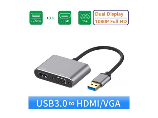 Click here for BUCIER 2 in 1 USB 3.0 to HDMI VGA Adapter 1080P  B... prices
