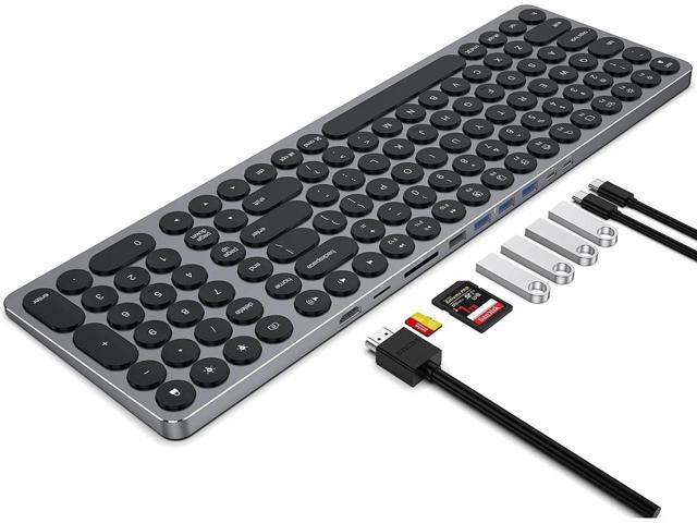 Click here for BUCIER USB C Hub Wired Keyboard with Number Pad fo... prices