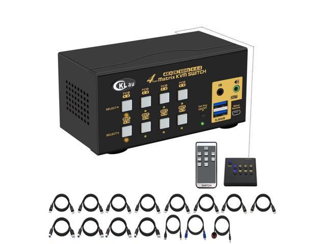 Click here for CKLau USB 3.0 Matrix Displayport 1.2 KVM Switch Du... prices