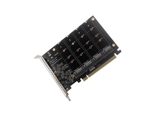 Click here for BUCIER PCIE 4-Port M.2 NVEM SSD Expansion Card Com... prices