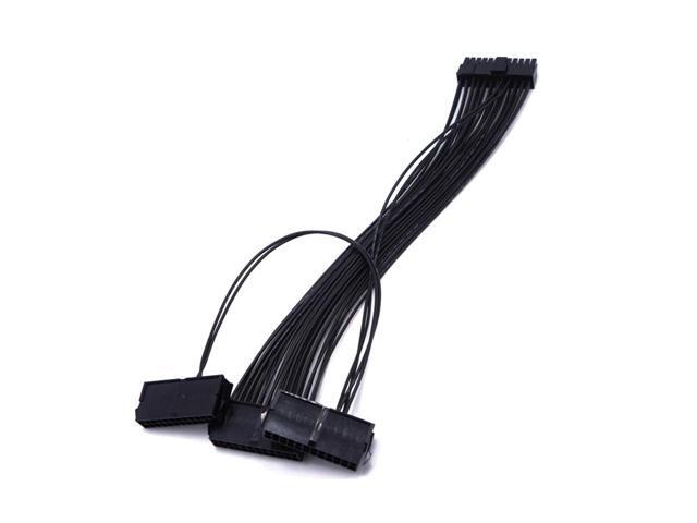 Click here for BUCIER 24Pin Dual PSU Power Extension Cable PC Thr... prices