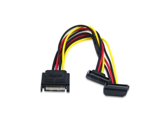 Click here for BUCIER SATA Right Angle 1 to 2 ways 15Pin Sata Pow... prices