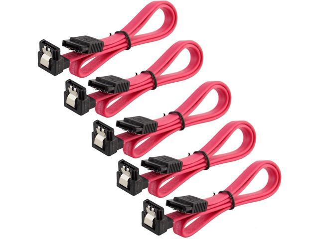 Click here for BUCIER 5-Pack 18 SATA Cable 6GB/s Straight to Righ... prices
