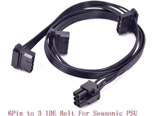 Click here for PCIe 6Pin to 3x 4Pin IDE Curved Power Supply Cable... prices
