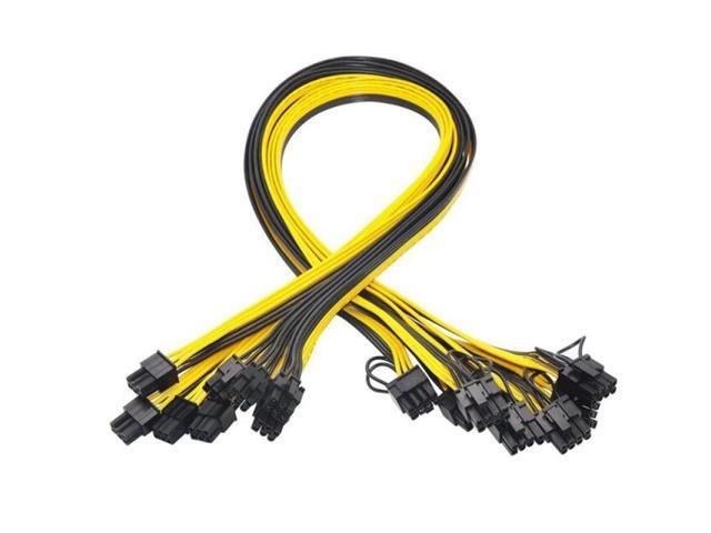 Click here for 10Pcs 16AWG 6 Pin PCI-E to 8 Pin (6+2) PCI-E (Male... prices