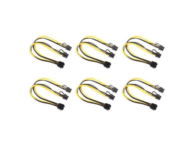 Click here for 6PCS PCIE 8 Pin To Dual 8 (6+2) Pin Cable Graphic... prices