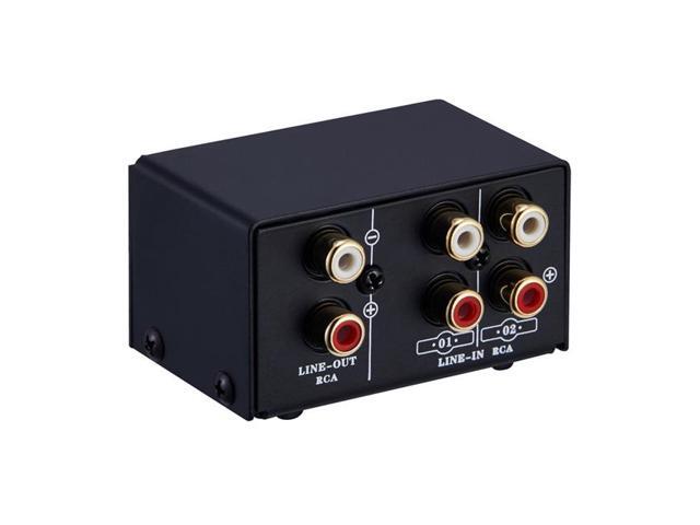 Click here for 2 in 1 Out or 1 in 2 Out Audio Source Signal Selec... prices