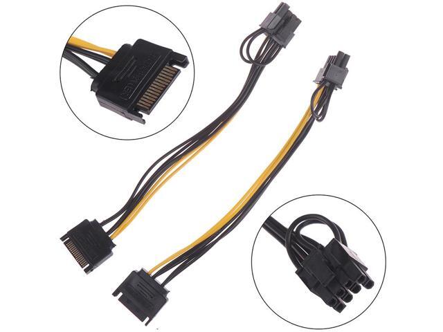 Click here for 1pc 15pin SATA Male to 8pin(6+2) PCI-E Power Suppl... prices