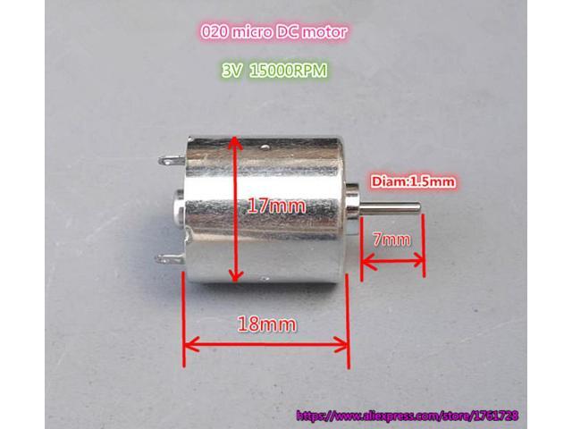 Click here for 17*18mm 3V 15000r/min high speed 020 micro DC moto... prices