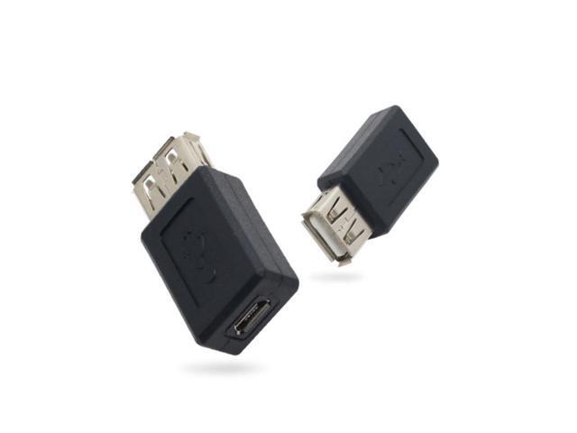 Click here for Black USB 2.0 Type A Female to Micro USB B Female... prices