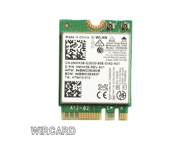 Click here for Dual Band 3165NGW NGFF For Intel 3165NGW M.2 802.1... prices