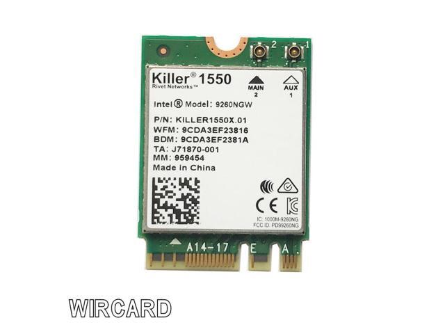 Click here for For Killer 1550 intel 9260 9260NGW NGFF 1730Mbps W... prices