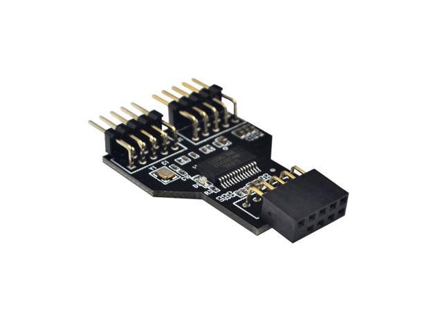 Click here for 9 Pin USB Header Female 1 to 2 Male Board 9-Pin US... prices