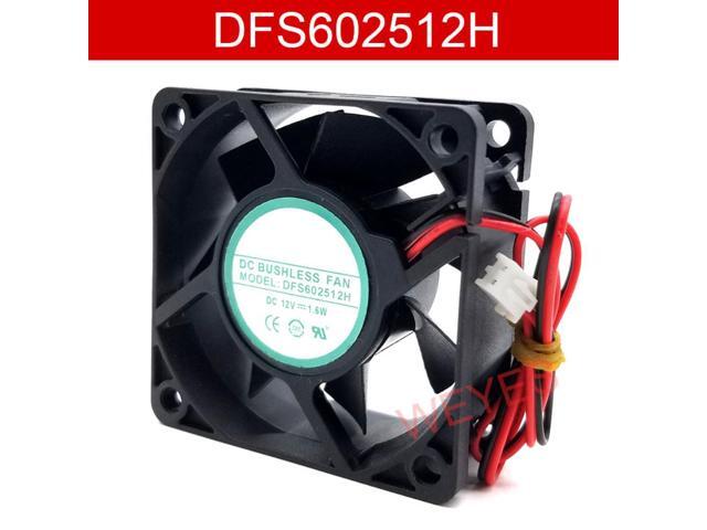 Click here for for DFS602512H 12V 1.6W 6CM 6025 2wire Motor prote... prices