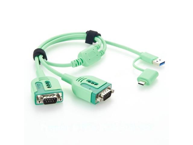 Click here for Generic 2 Port USB A & USB C to Dual DB9 Male RS23... prices