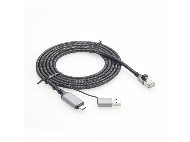 Click here for Generic USB3.0 USB C Network Cable 1000Mbps 2 In 1... prices