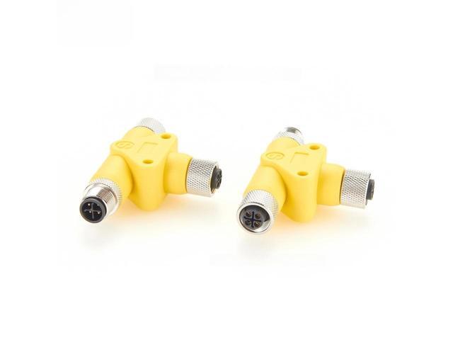 Click here for Generic M12 S Code Tee Splitter S Coding 4 Pin Mal... prices