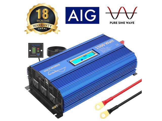 Click here for 1500W Pure Sine Wave Power Inverter DC 12v to AC 1... prices