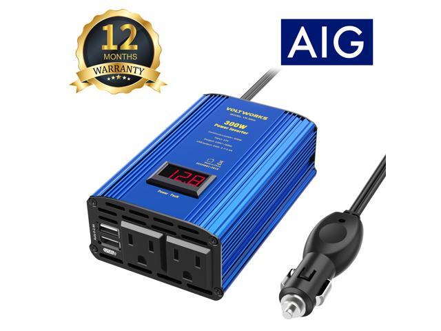 Click here for Power Inverter 300W Car Inverter DC 12V to 110V AC... prices