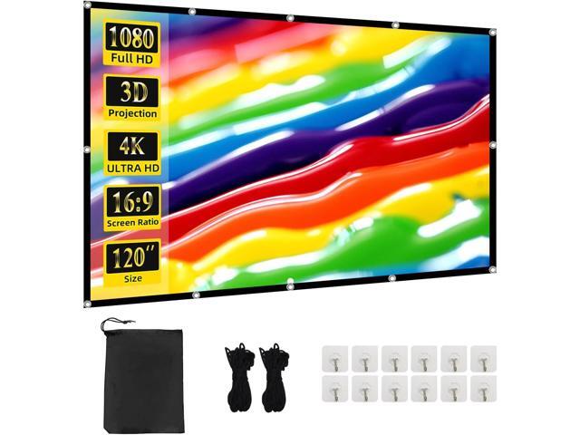 Click here for TOWOND Projector Screen 120 inch  Wrinkle-Free and... prices