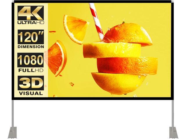 Click here for Projector Screen with Stand 120 inch 16:9 HD 4K Ou... prices