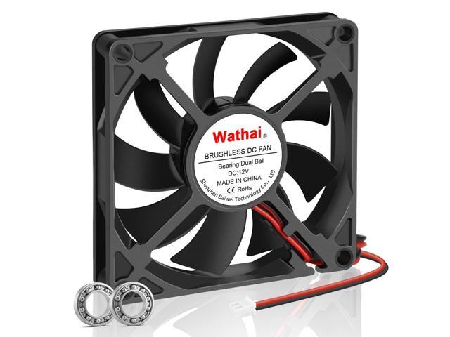 Click here for Wathai 80mm x 15mm 12V DC Coolng Fan 2 Pin Dual Ba... prices