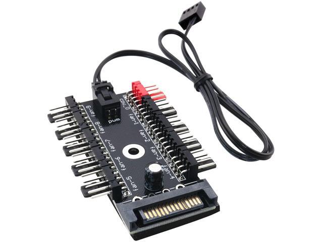 Click here for 1PC PC Chassis Fan Hub CPU Cooling HUB Fan PWM Hub... prices