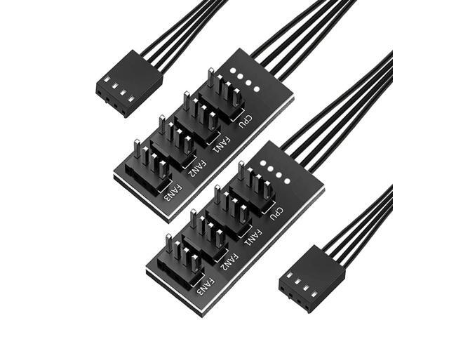Click here for 2pcs 4-Pin PWM Fan Hub  4-pin Male for CPU Fan PC... prices