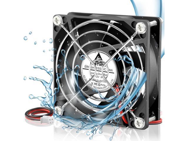 Click here for GDSTIME 80mm x 25mm 12V DC Waterproof IP67 Fan Dua... prices