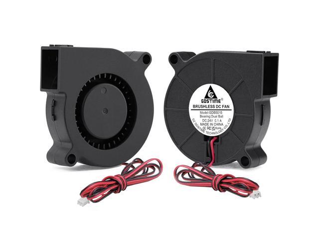 Click here for GDSTIME 2Pcs 50mm 5015 Blower Fan 24V Brushless Du... prices