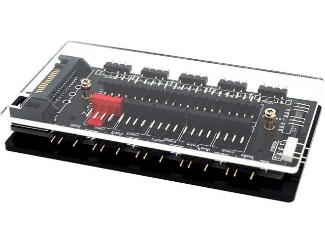 Click here for ARGB Fan Hub 10 Ports PWM Addressable ARGB Fan Spl... prices