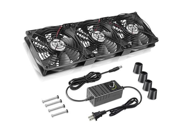 Click here for Big Airflow 3 x 120mm Computer Case Fan AC 110v -... prices