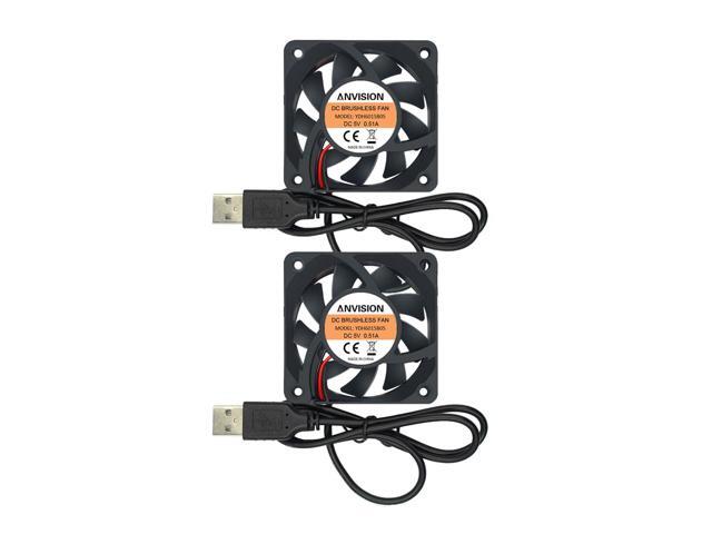 Click here for 2-Pack 60mm x 15mm DC 5V USB Brushless Cooling Fan... prices