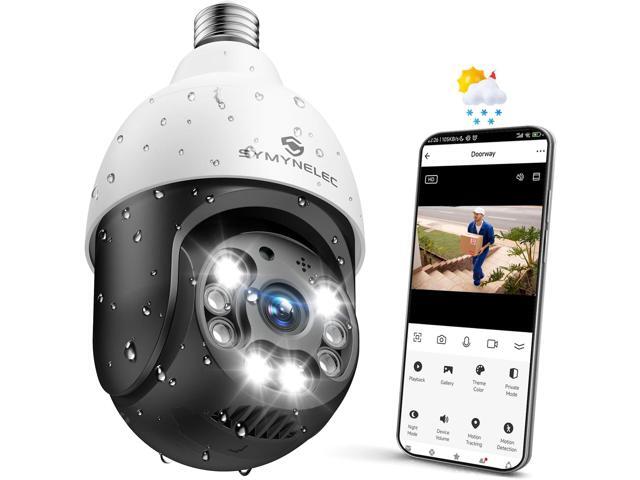 Click here for SYMYNELEC Light Bulb Security Camera Outdoor Water... prices