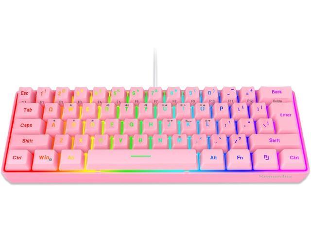 Click here for Snpurdiri 60 Wired Gaming Keyboard RGB Backlit Ult... prices