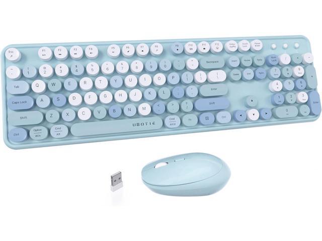 Click here for UBOTIE Colorful Computer Wireless Keyboard Mouse C... prices