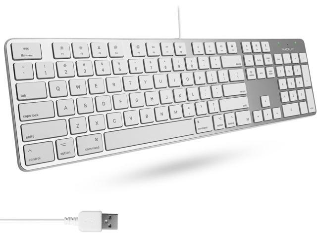 Click here for Macally Ultra-Slim USB Wired Keyboard with Number... prices