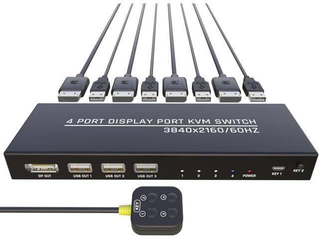 Click here for KVM Switch DisplayPort 4 Port - DP KVM Switch 4 Co... prices
